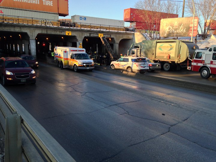 Crash stops railway traffic in Winnipeg, blocking intersections ...