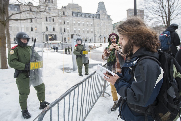 GALLERY: Police confront austerity protesters in Quebec City - Montreal ...