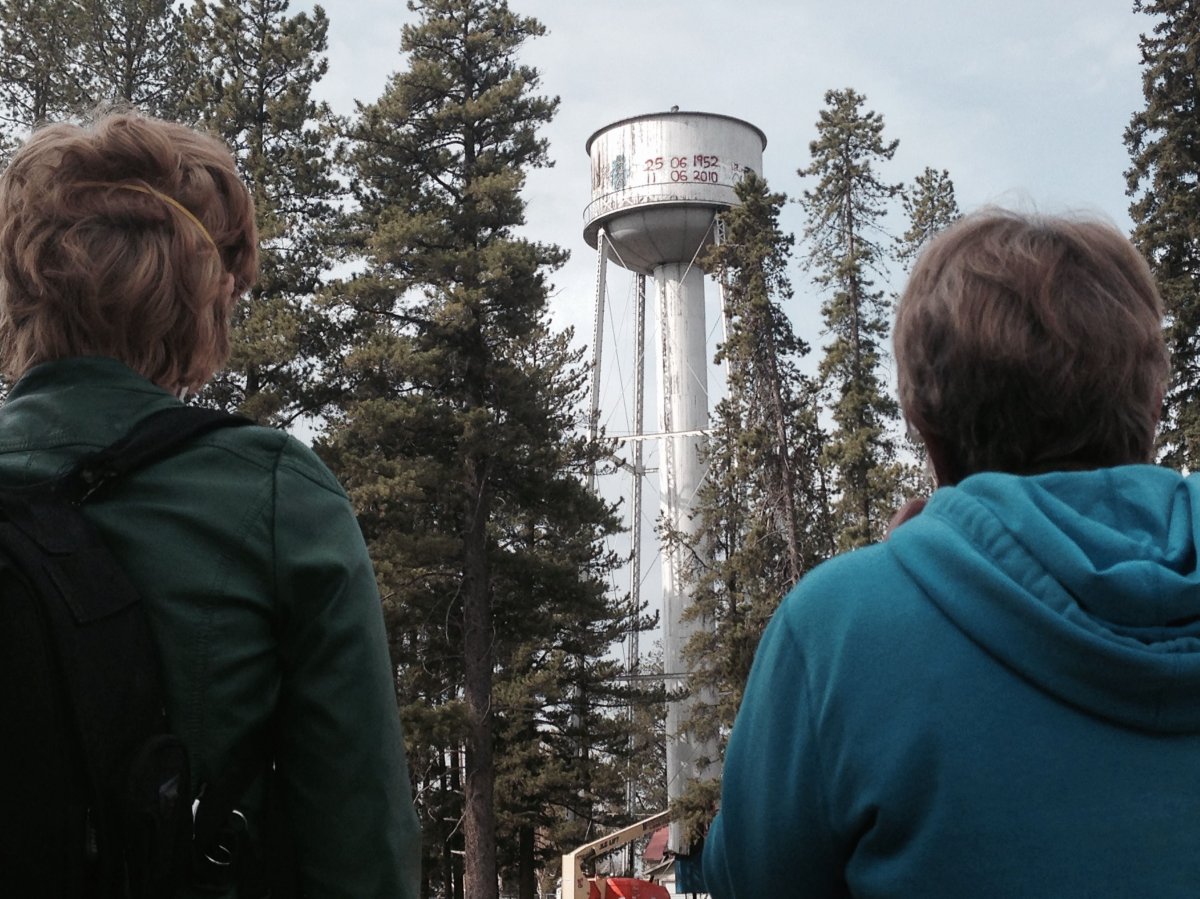 WATCH: Historic Alberta water tower comes crashing down - Edmonton ...