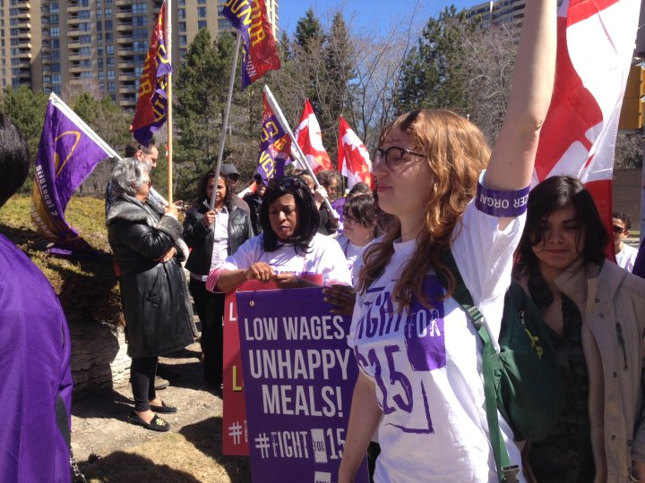 Minimum wage protests held in Ontario and across North America ...