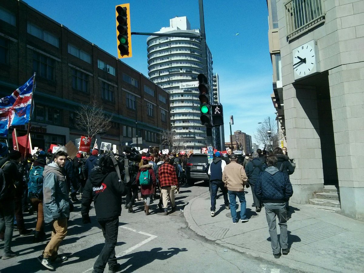 Thousands take part in anti-austerity protest in Montreal - Montreal ...