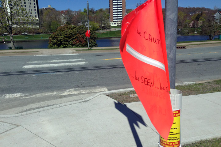 Crosswalk flag safety program expanding across Halifax area - Halifax ...