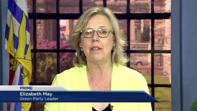 Elizabeth May kicks off re-election campaign in Saanich—Gulf Islands ...