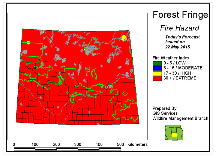 Fire bans in place across Saskatchewan as wildfire risk extreme ...