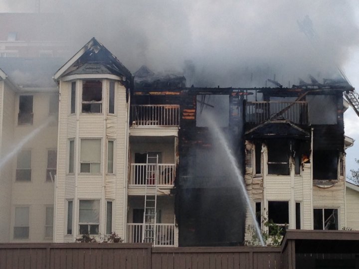 Mission condo complex impacted by flood now badly damaged by fire ...