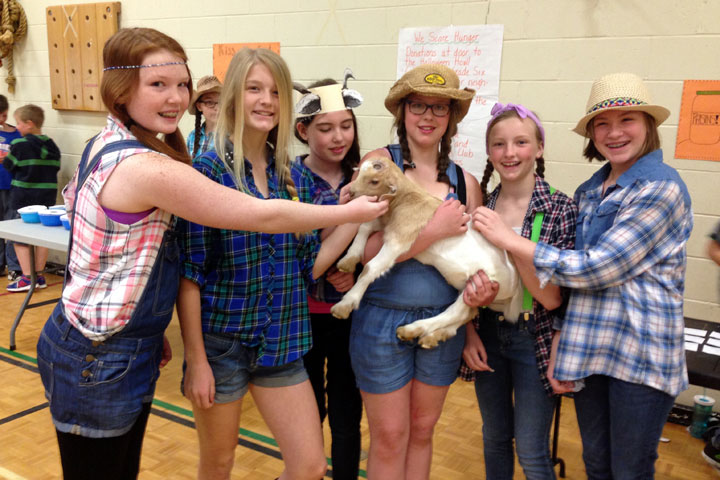 Halifax-area school hosts ‘Goat Day’ to celebrate fundraising success ...