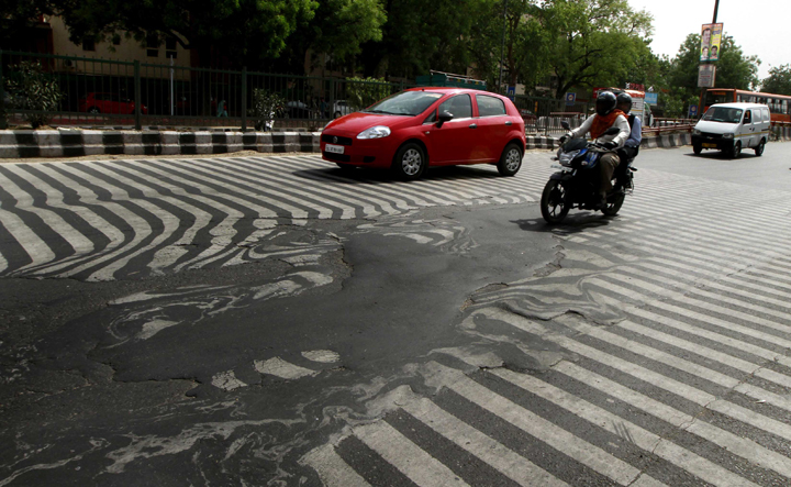PHOTOS: It’s so hot in India the roads are melting - National ...