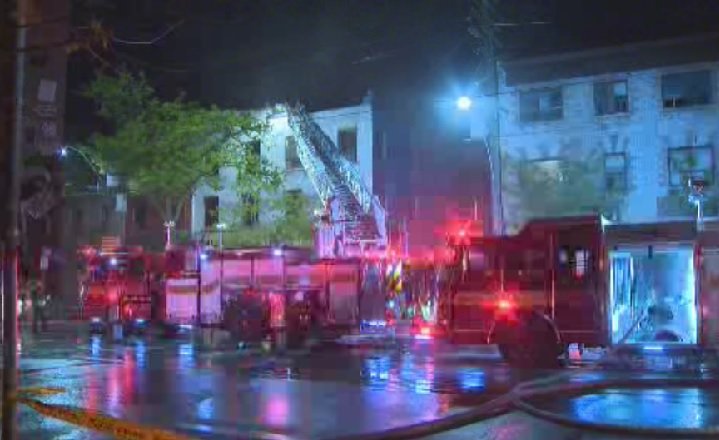 Two injured in 2-alarm building fire - Toronto | Globalnews.ca