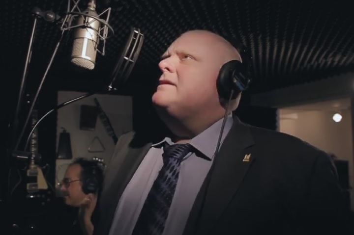 WATCH: Rob Ford belts a tune for fight against cancer - Toronto ...