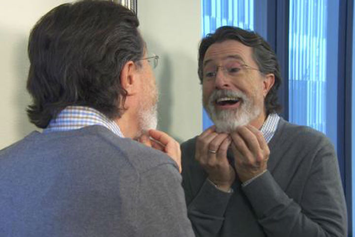 WATCH: Stephen Colbert tests beard styles for ‘Late Show’ - National ...