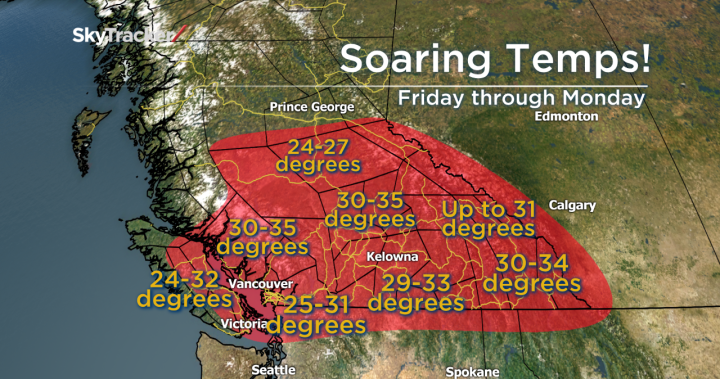 Western Canada bracing for heat wave | Globalnews.ca
