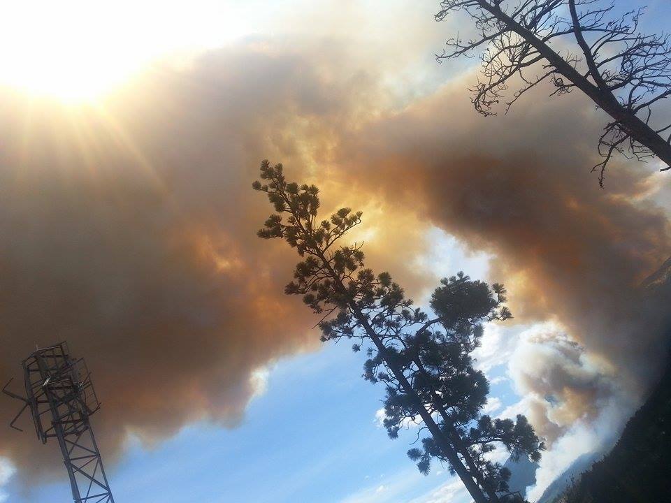 Cisco Road Wildfire south of Lytton 1,500 hectares in size, but no ...