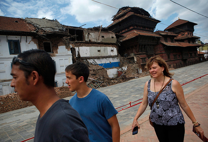 Quake-hit Nepal reopens damaged heritage sites for tourists - National ...