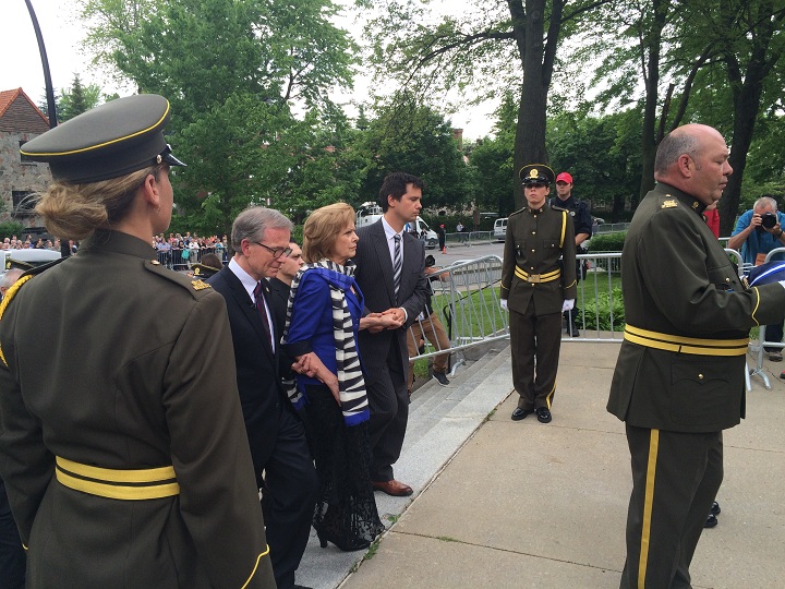 State funeral for former Quebec premier Jacques Parizeau in Montreal ...