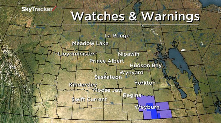 Severe thunderstorm watch ended in southeast Saskatchewan | Globalnews.ca