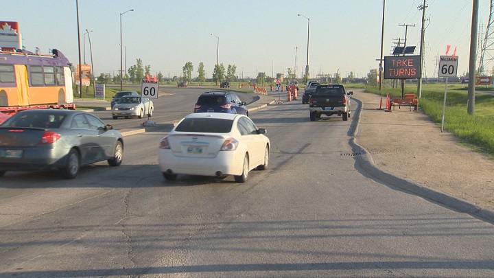 Winnipeg drivers zip through new merge routine - Winnipeg | Globalnews.ca