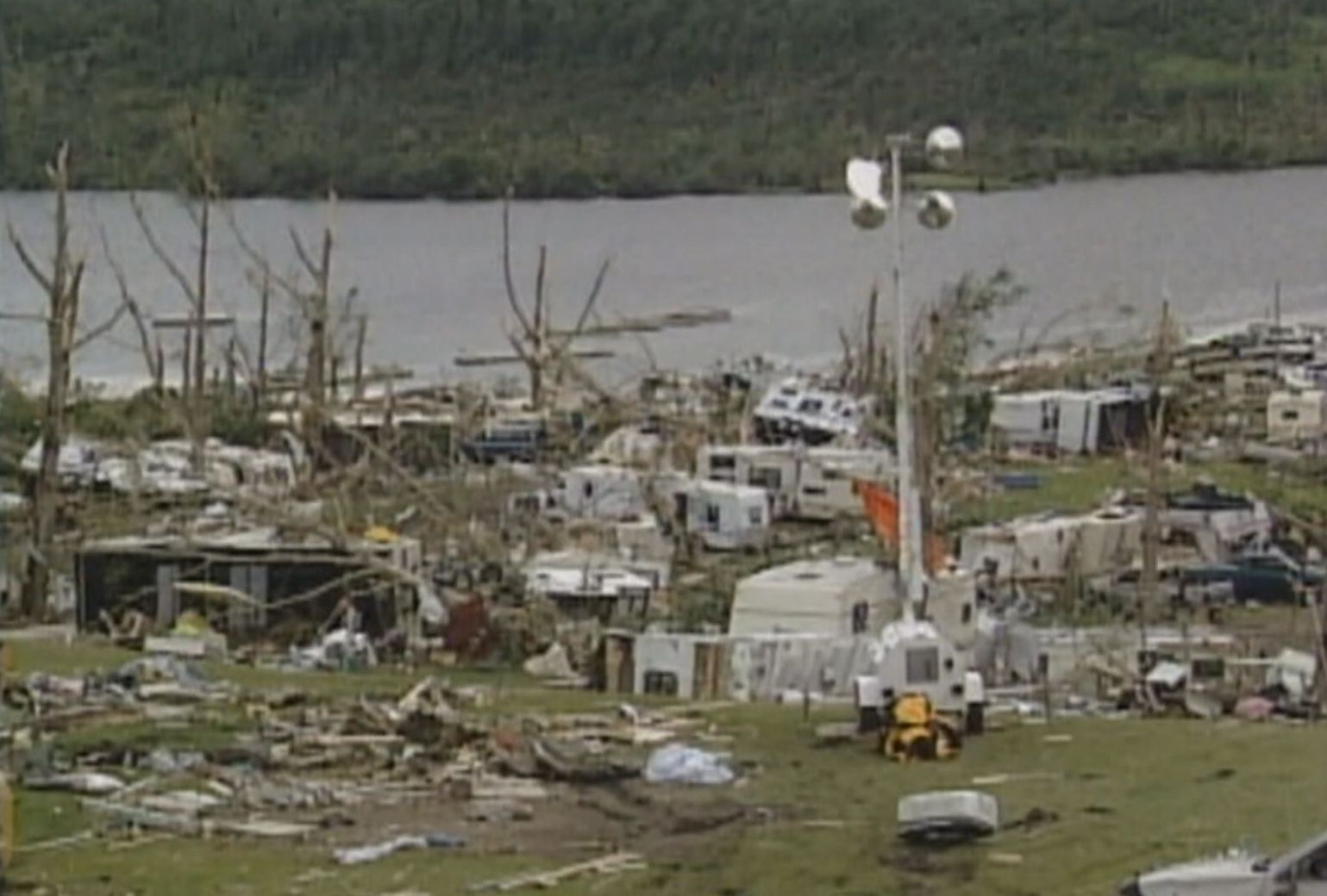 ‘One truck was rolled into a ball’: Residents recall Pine Lake tornado ...
