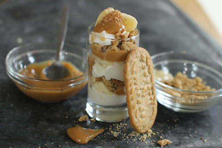 Recipe for banoffee parfaits with salted toffee | Globalnews.ca