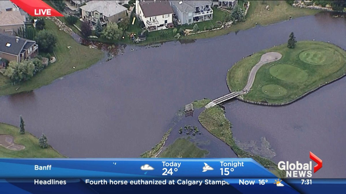 No word on how long clean up will take in Chestermere after flooding ...