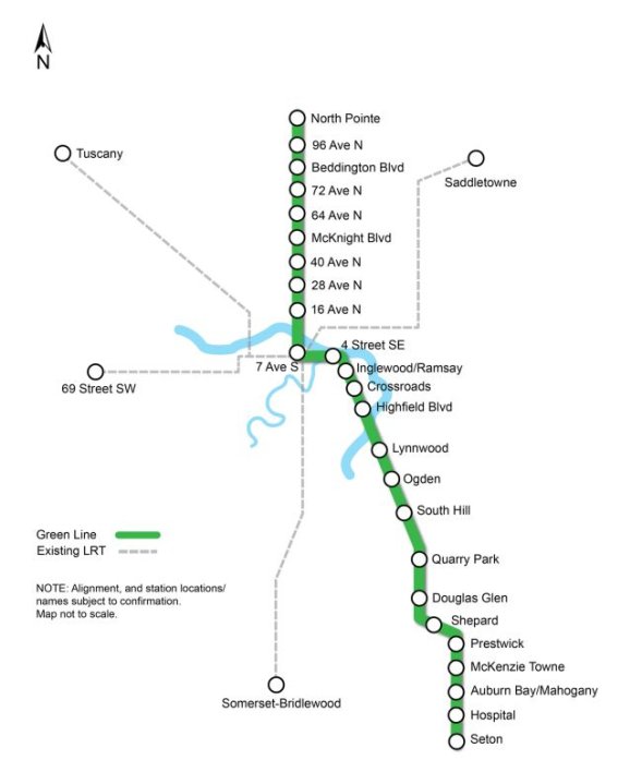 Plans for new CTrain line unveiled at funding announcement - Calgary ...