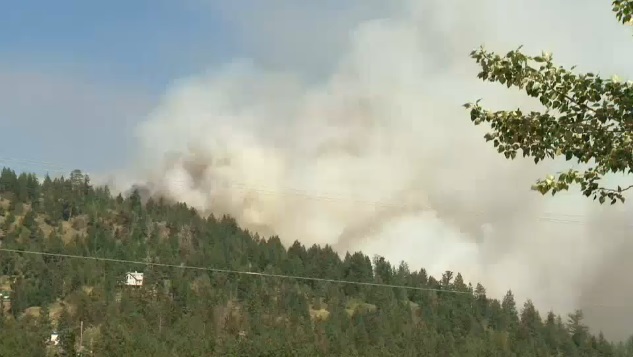 Watch: Video of Joe Rich fire - Okanagan | Globalnews.ca
