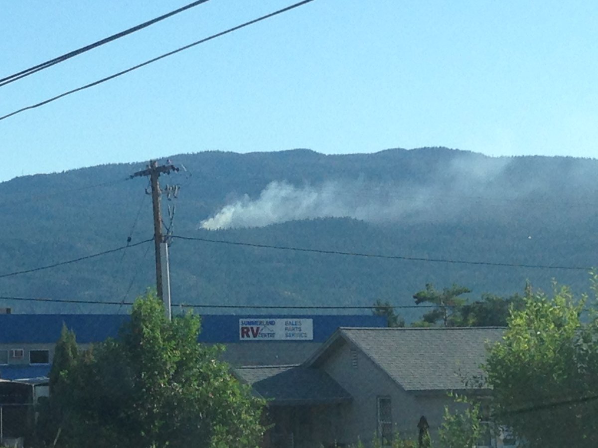 2.5 hectare fire near Naramata | Globalnews.ca