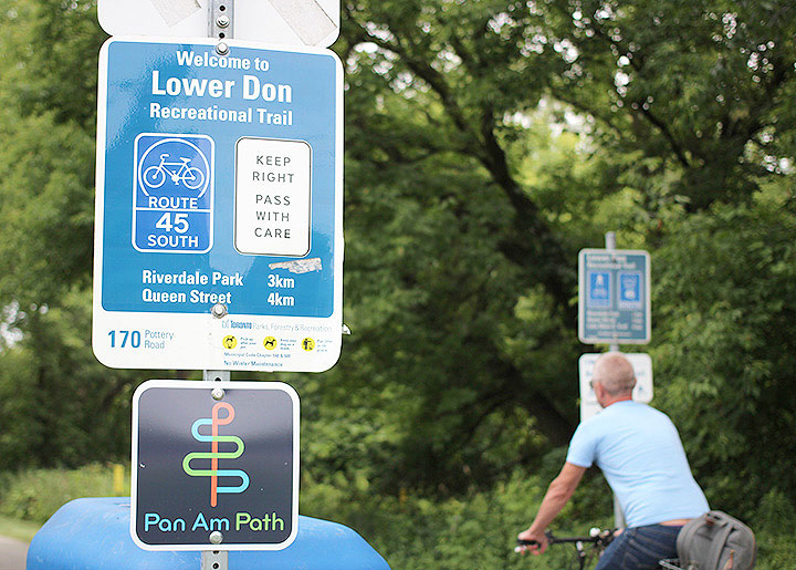 Cyclists and art lovers converge on Pan Am Path for guided tour this ...