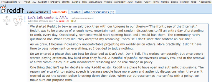 Reddit continues to crack down on harassment; bans ‘anything illegal ...
