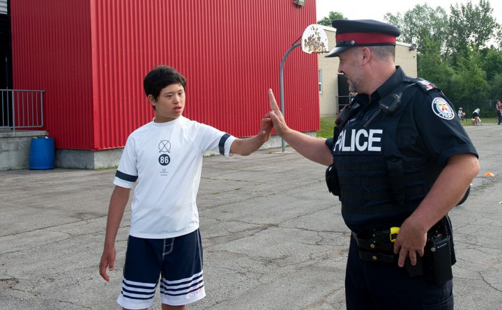Toronto cop comes to the rescue of 11-year-old boy with autism and Down ...