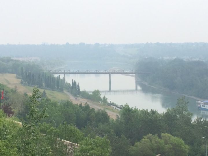 Smoky haze covers Edmonton; heat advisory in place - Edmonton ...