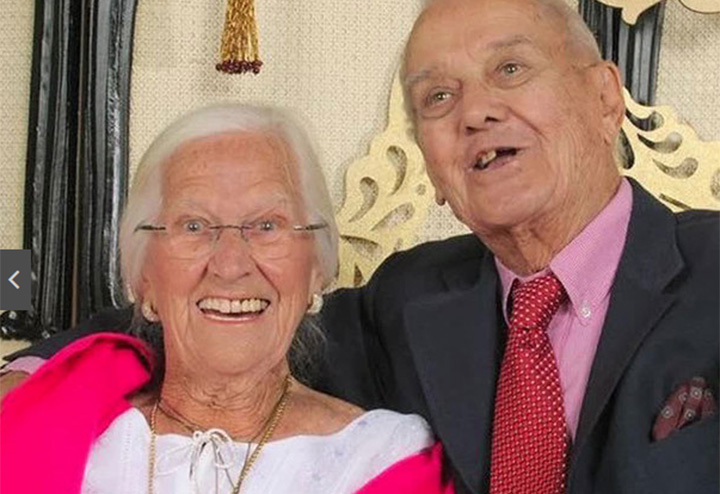 Couple dies in each other’s arms just days before 75th wedding ...