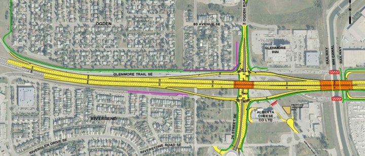 Glenmore Trail construction set to slow southeast Calgary commute ...