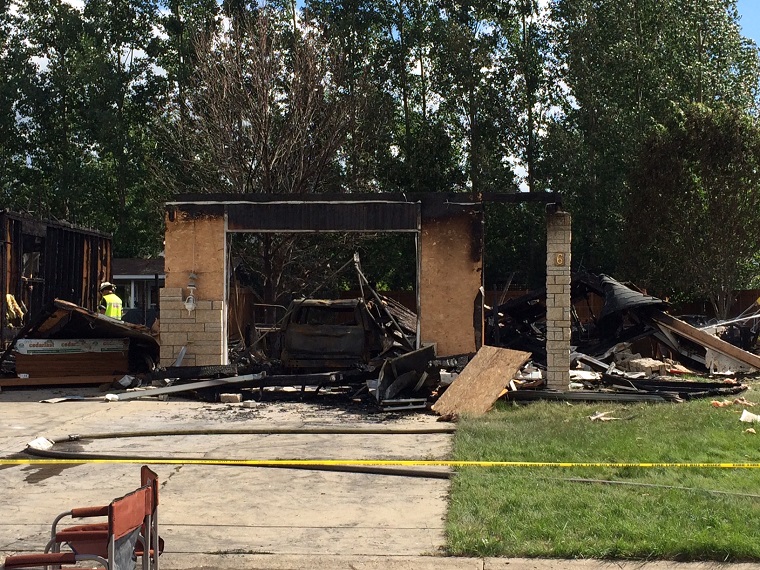 WATCH: Two homes destroyed following Virden gas line explosion ...