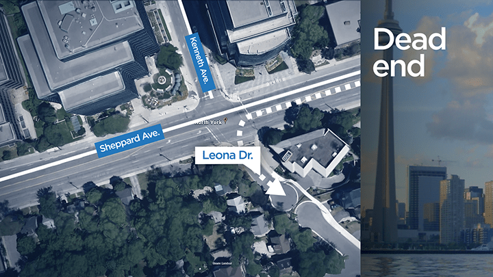 Toronto road leaves drivers confused, leads to dead-end street ...