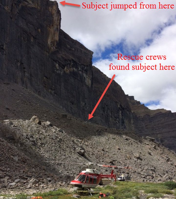 Man in critical condition after base jumping injury near Nordegg ...