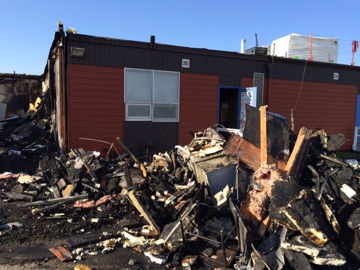 Seven portables destroyed in south Edmonton school fire - Edmonton ...