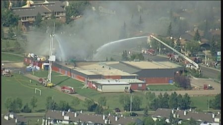 Seven portables destroyed in south Edmonton school fire - Edmonton ...
