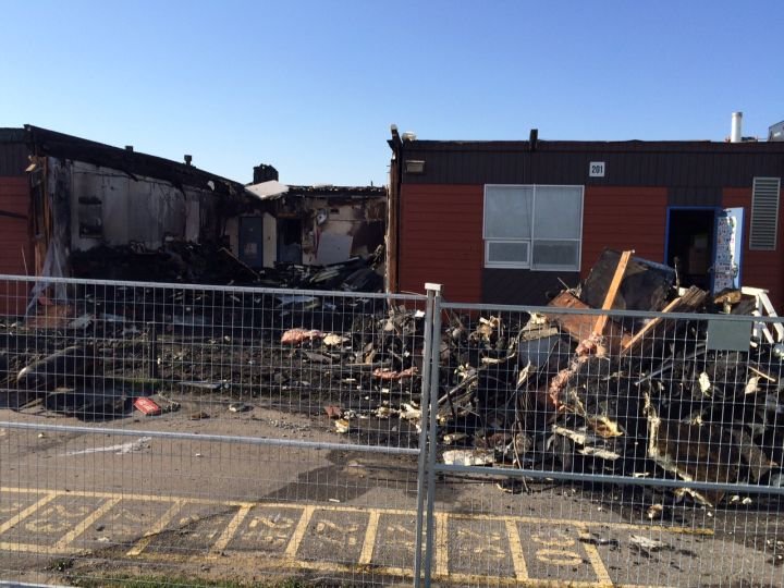 Seven portables destroyed in south Edmonton school fire - Edmonton ...