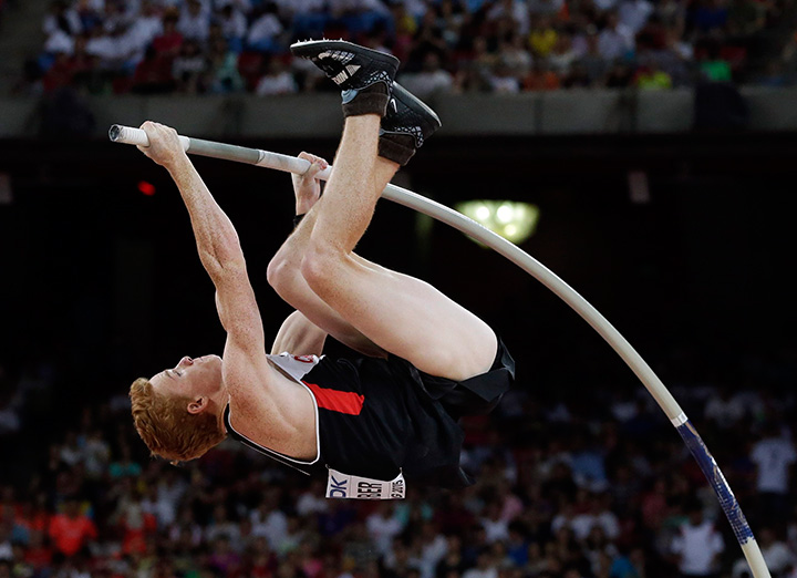 Canada’s Shawnacy Barber wins gold pole vault at world track ...