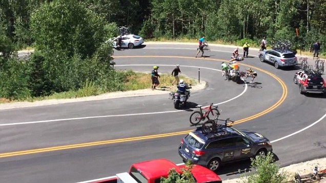 WATCH: Horrifying accident sets off chain reaction at Utah bike race ...