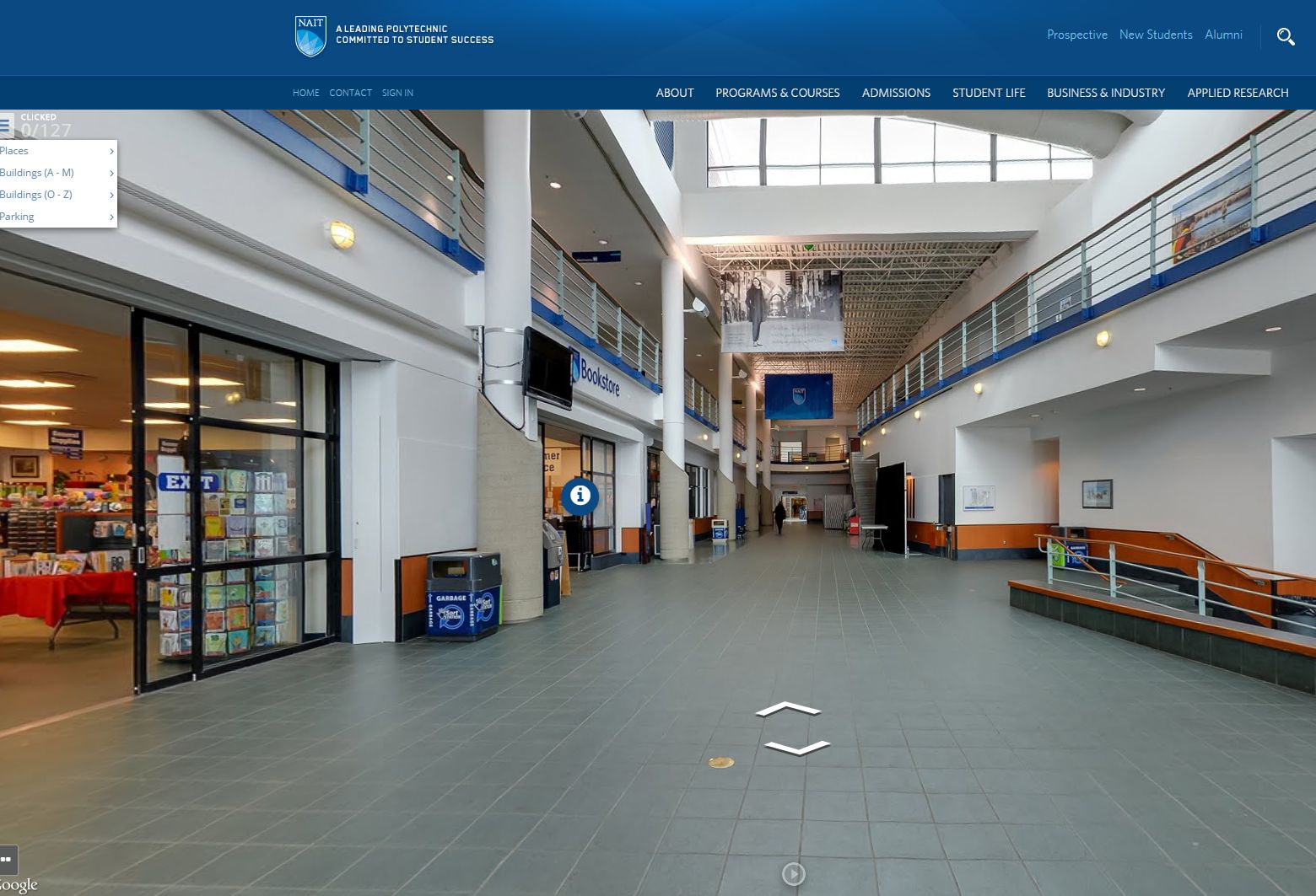 Explore the halls of NAIT with Google Business View | Globalnews.ca