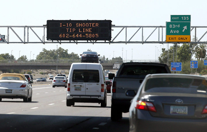 SWAT team arrests man suspected in string of Phoenix-area freeway ...