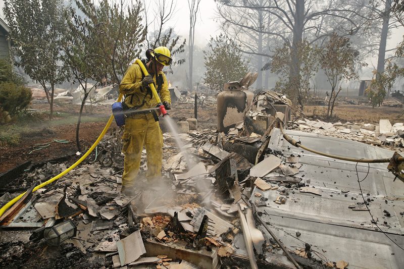 IN PHOTOS: Incredible images show devastation of California wildfires ...