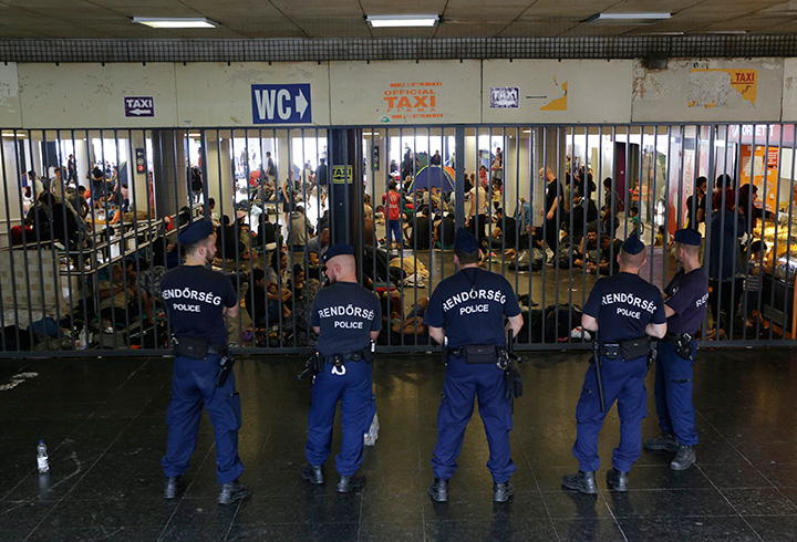 Migrant tempers fray as Hungary blocks trains for 2nd day; 13 drown off ...