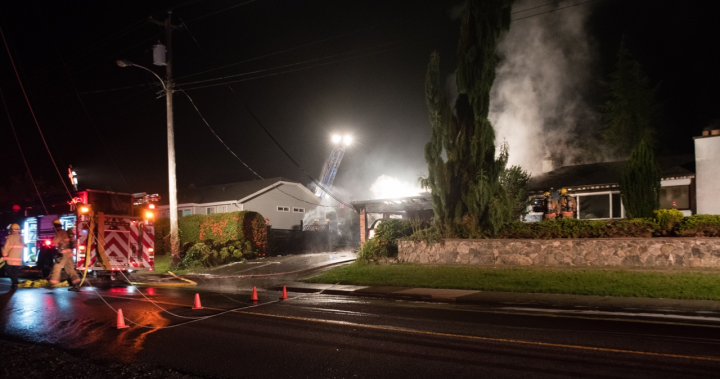 Four people in hospital after early morning house fire on Vancouver ...