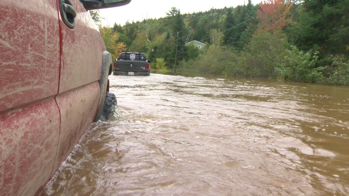 Washouts, damage reported throughout N.B. after 160 millimetres of ...