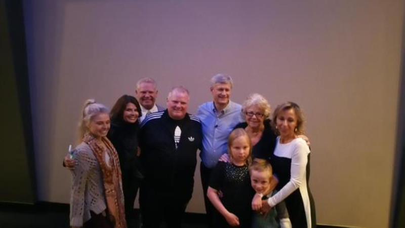 Harper makes final swing through Toronto, campaigns with Ford brothers ...