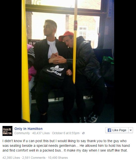 Hamilton man called a ‘hero’ for act of kindness to special needs man ...