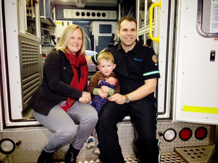 ‘It was a bit overwhelming’: Edmonton paramedic delivers his own baby ...