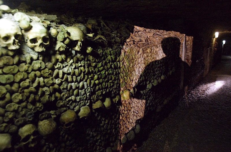 Breakfast with skulls: Halloween night in Paris catacombs - National ...
